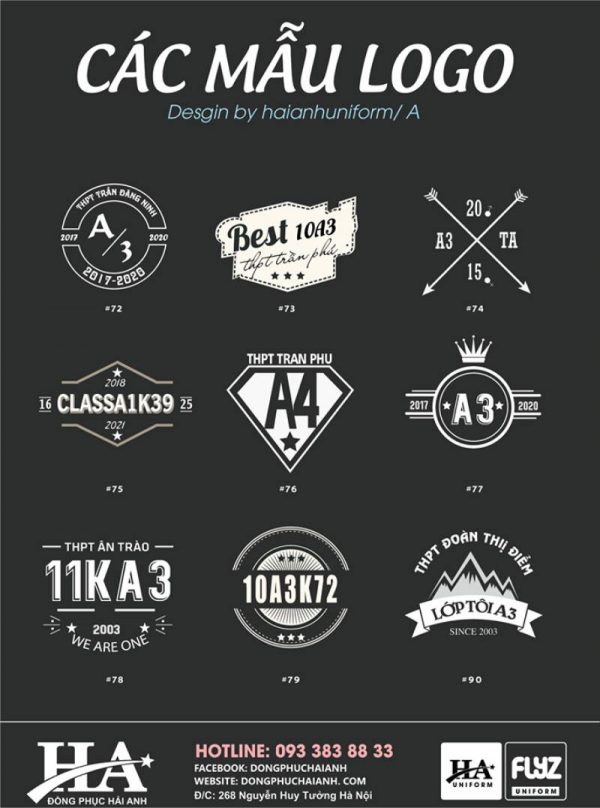 TOP 10+ Mẫu Thiết Kế Logo Lớp A3 Đẹp Nhất Hiện Nay