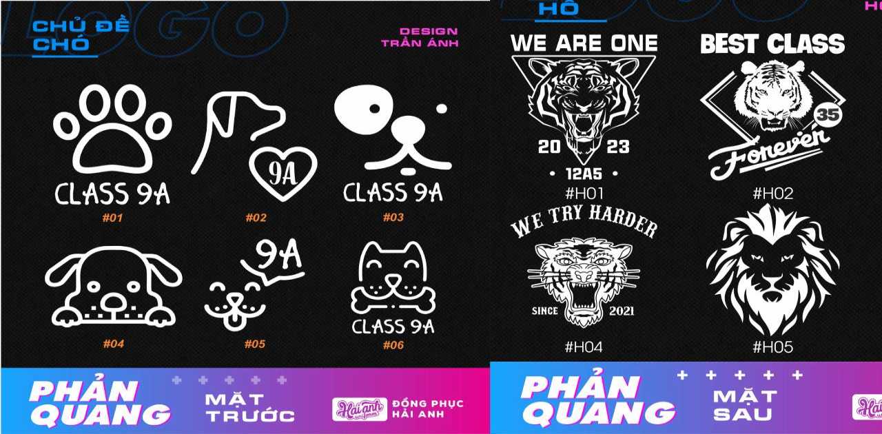 10+ Mẫu logo ngầu nhất, tự thiết kế logo áo lớp