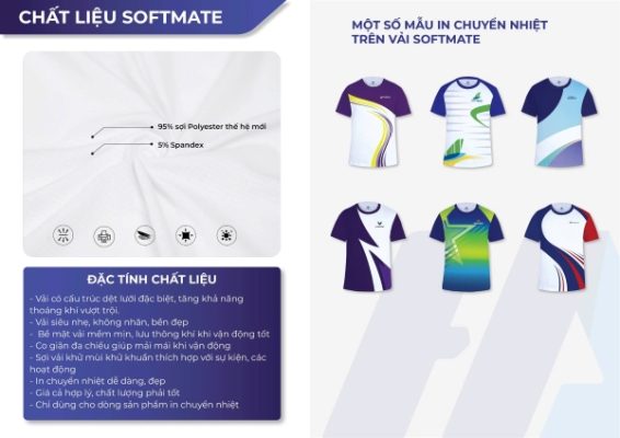 Vải Softmate - Mềm Mại, Thoáng Khí Với Cấu Trúc Dệt Lưới Đặc Biệt